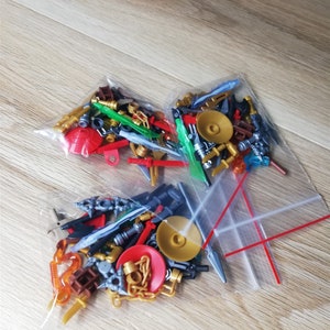 LEGO Ninjago Accessories Pack X50 PC'S per Order Great Mix Awesome ...