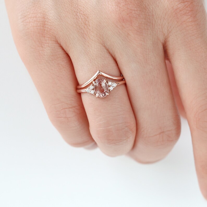 Oregon Sunstone Diamond Ring Sienna Sunstone Ring Diamond - Etsy