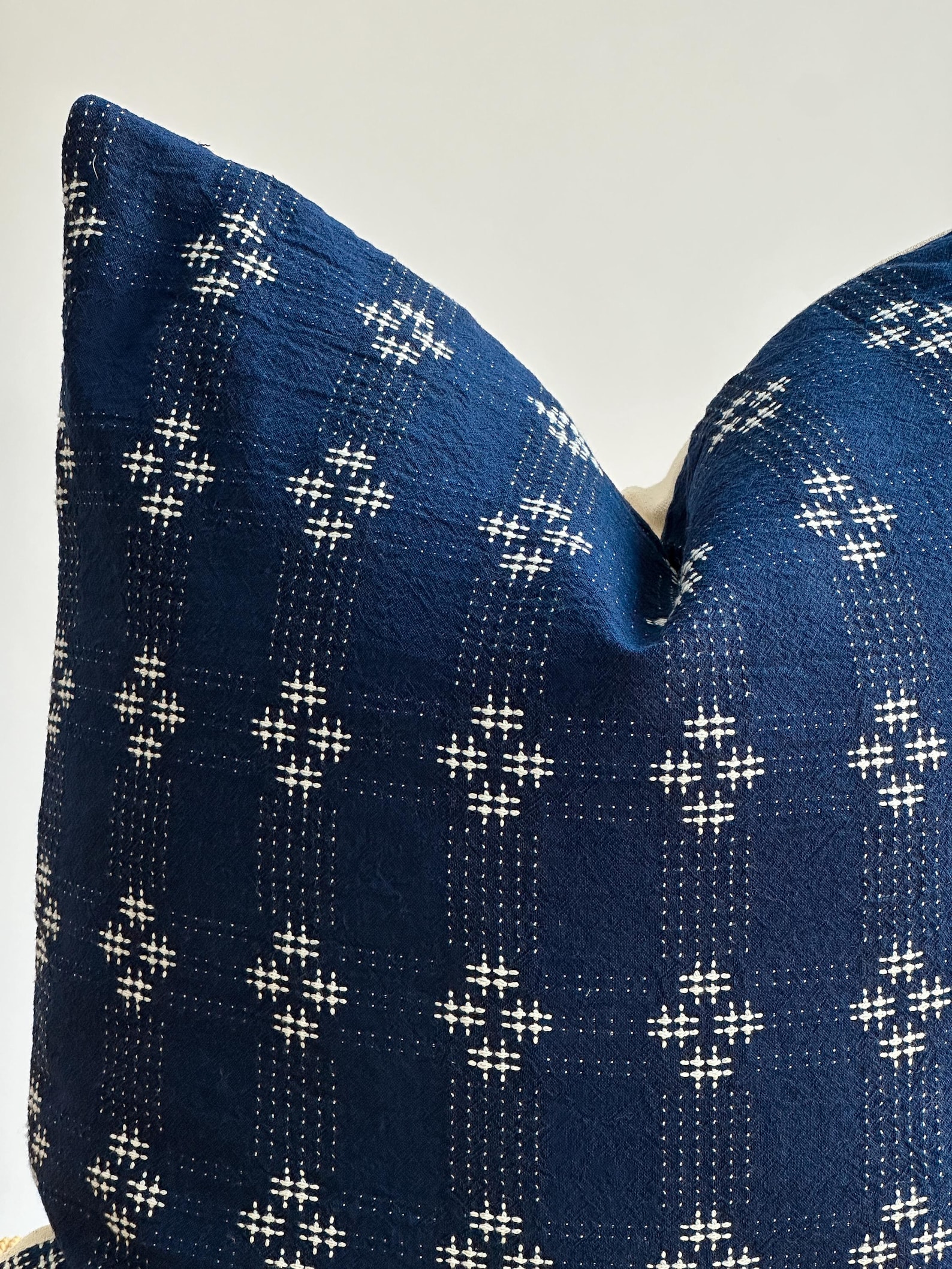 Indigo Hmong Pillow Cover: Vintage Batik, Bohemian Decor - Etsy