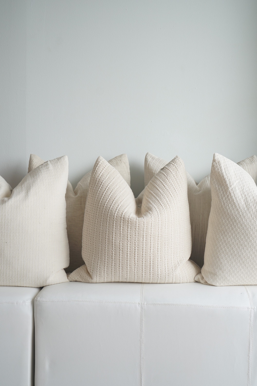 5 Neutral Boho Pillow Set, Beige Sofa Pillow, Decorative Pillow, Home ...
