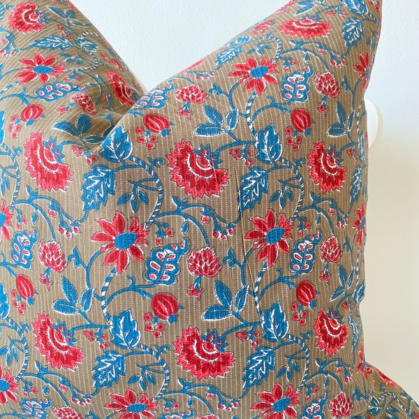 Block Print Pillows - Etsy