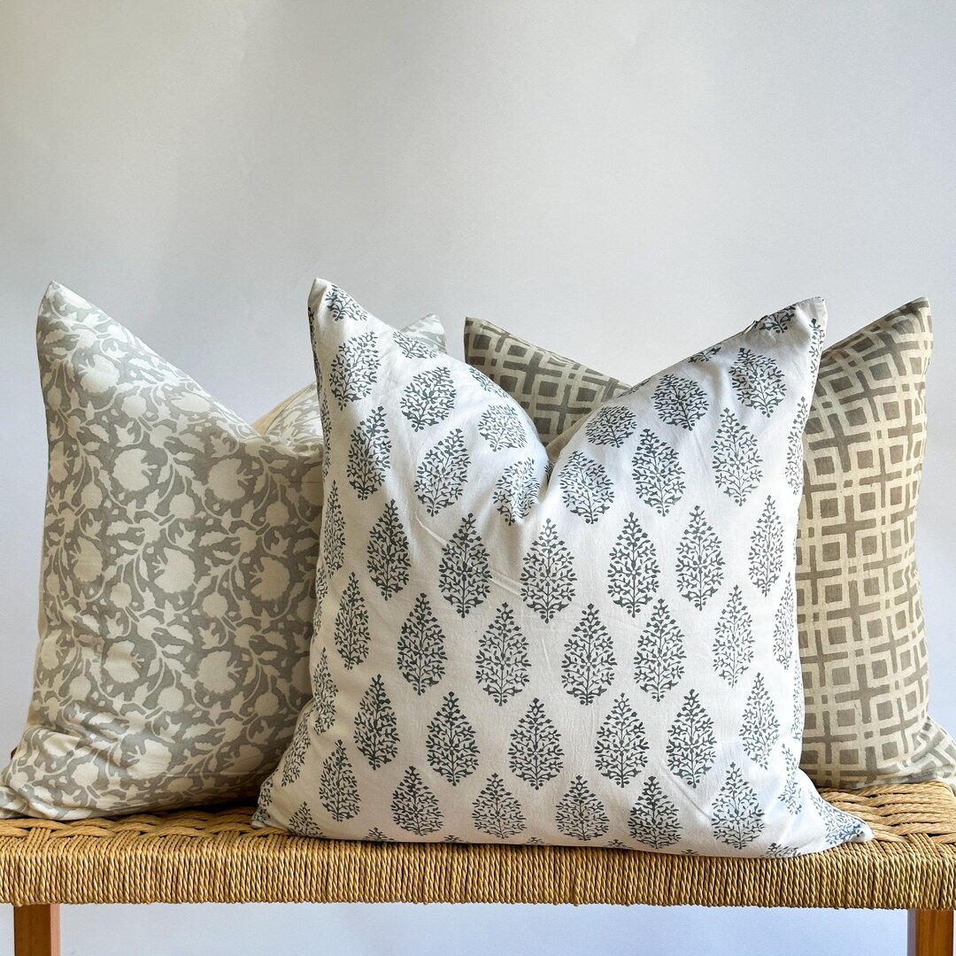 3 Neutral Boho Pillow Set, Beige Sofa Pillow, Decorative Pillow, Home ...