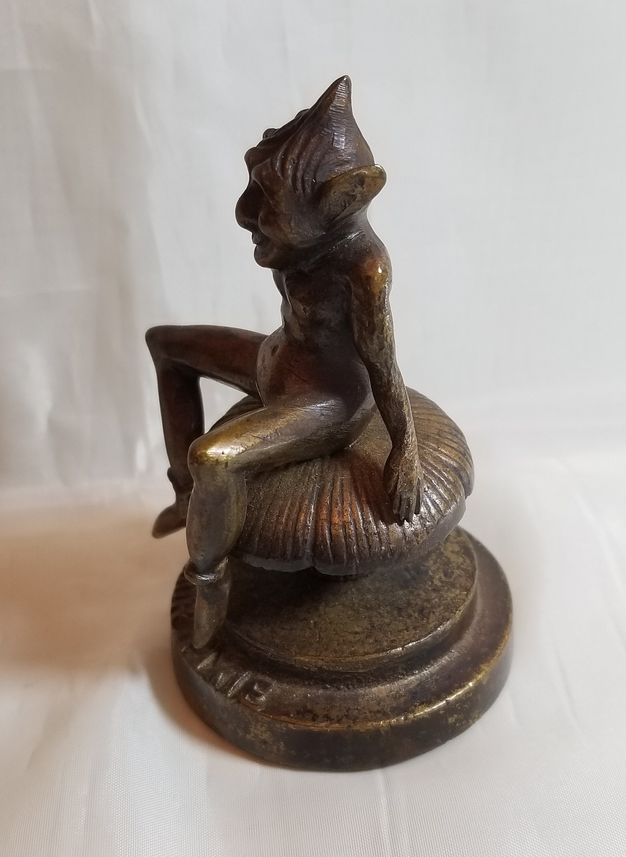 Rare Dartmoor Pixie Bronze Paper Weight - Etsy