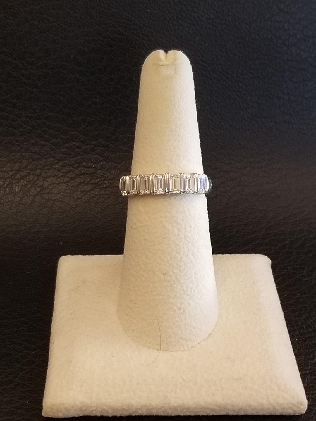 Ladies Sasha Primak Emerald Cut Diamond Wedding Ring - Etsy