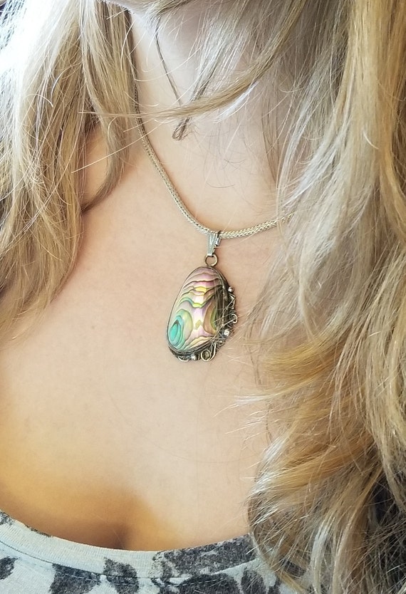 Sterling silver handmade pendant - Gem Sterling silver handmade pendant - Gem