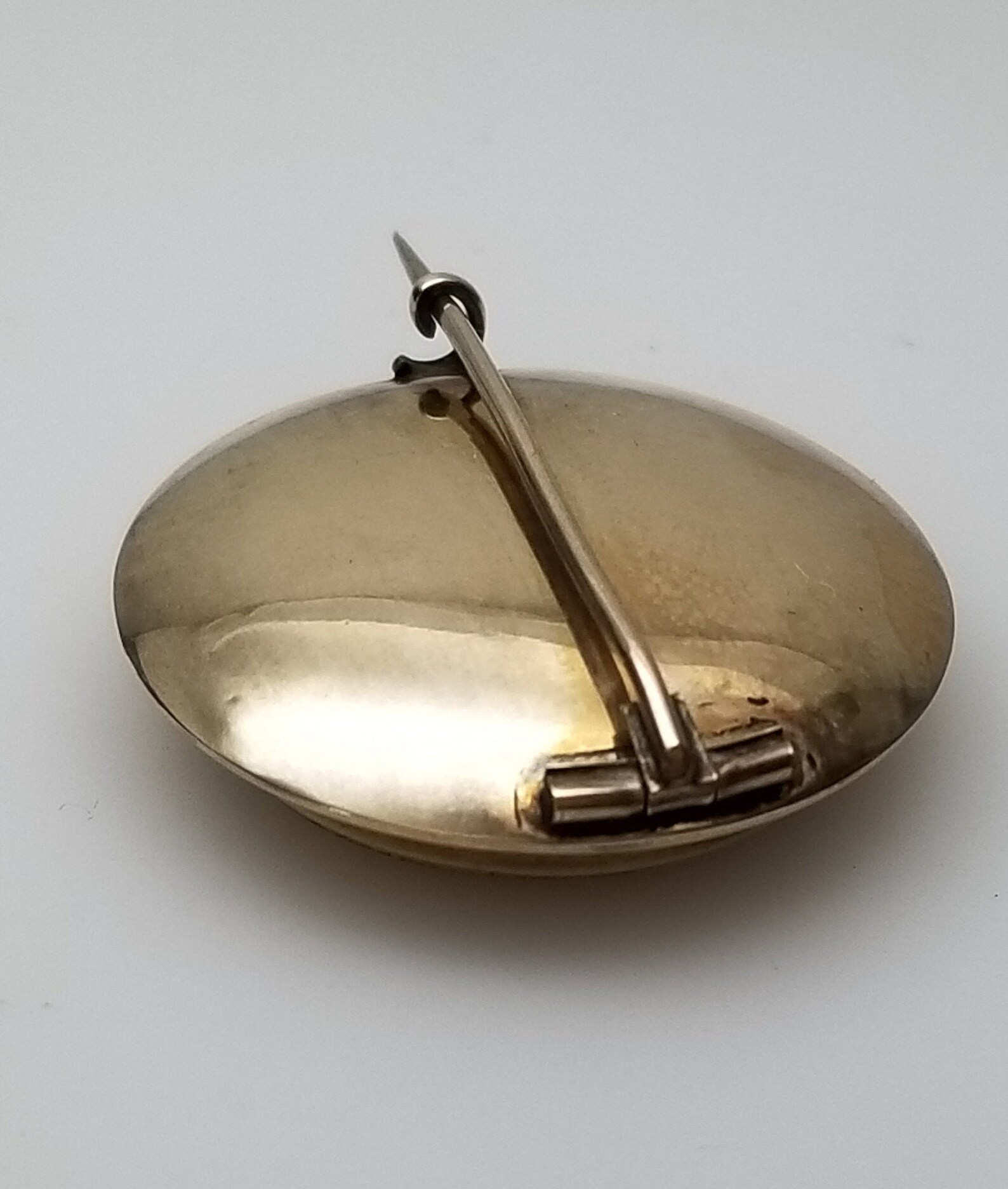 Antique Mourning Pin Circa 1850 16 Karat Yellow Gold - Etsy