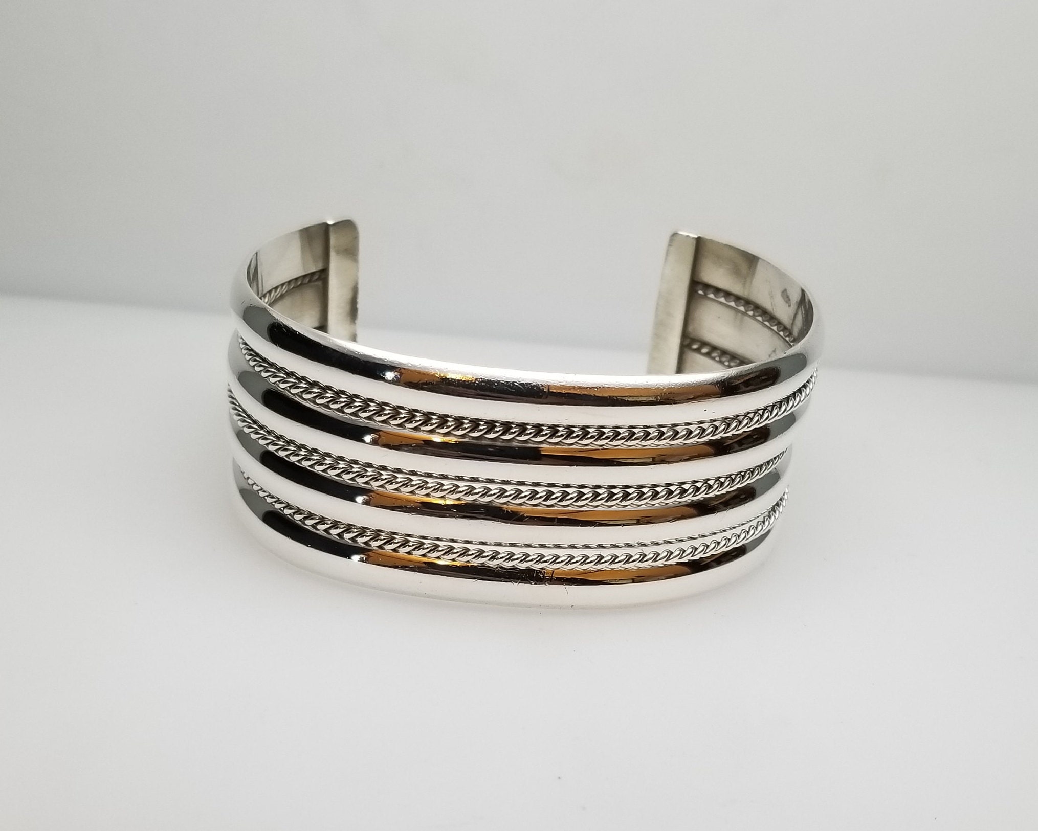 Sterling Silver Native American Cuff Bracelet - Etsy