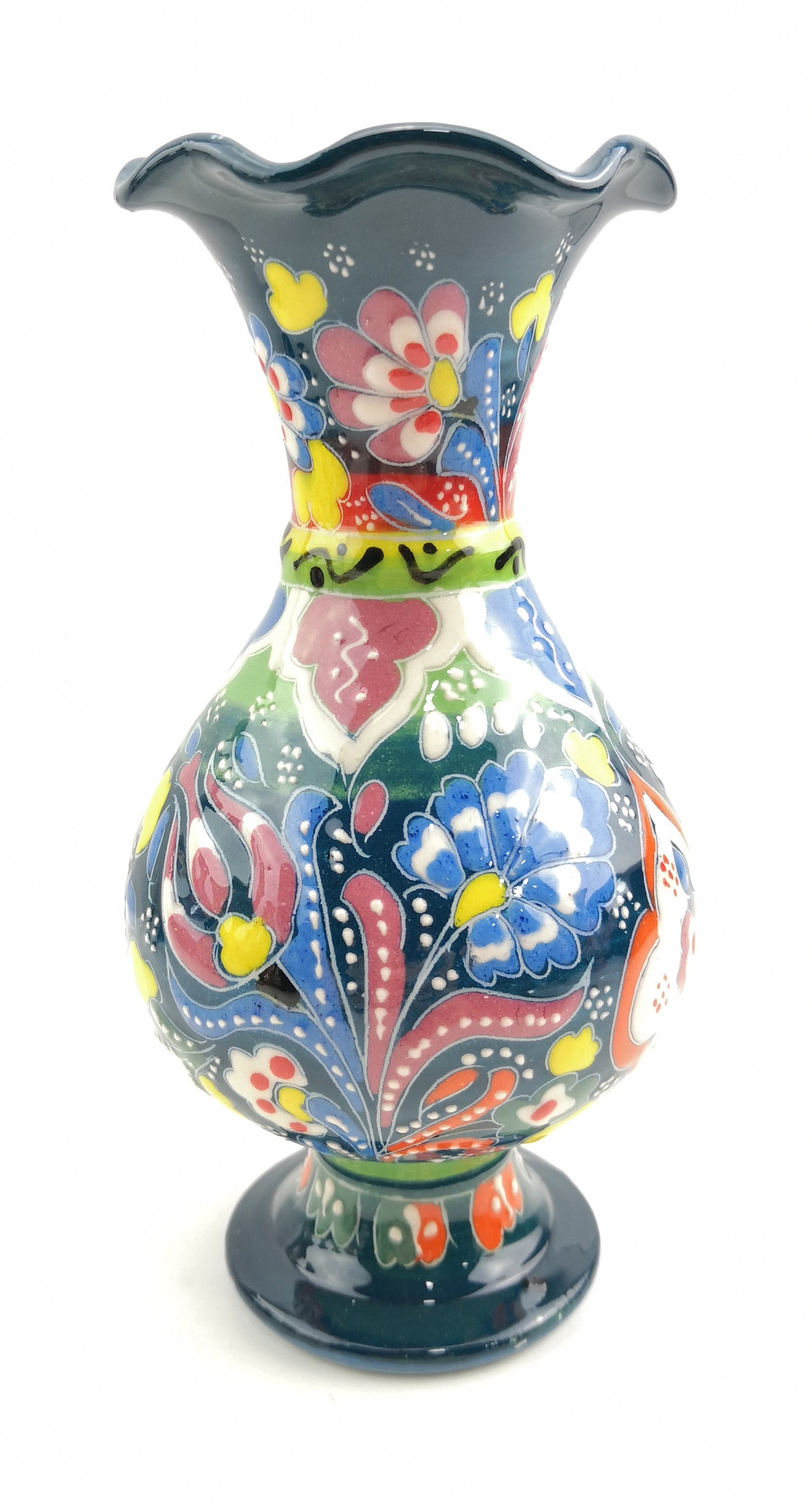 Hand Painted Ceramic Vase Various Colors of Ottoman Tulip - Etsy UK