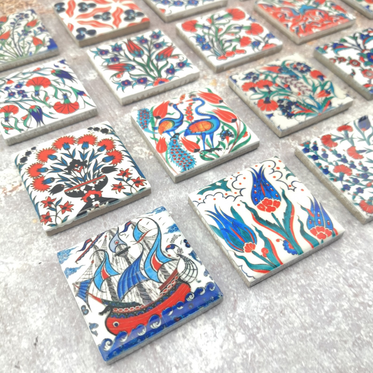 Turkish Traditional Pattern / Motif Fridge Magnet - Etsy