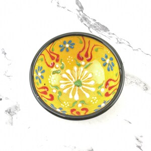 Ceramic Hand Painted Bowls - Small(8 Cm) - Traditional Turkish Handmade ...