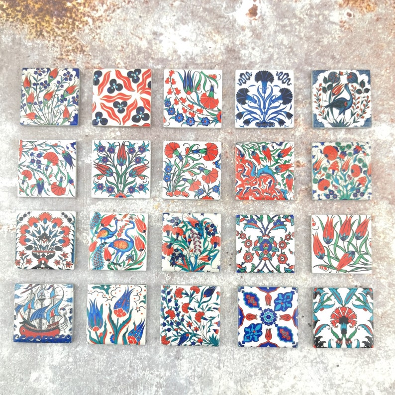 Turkish Traditional Pattern / Motif Fridge Magnet - Etsy