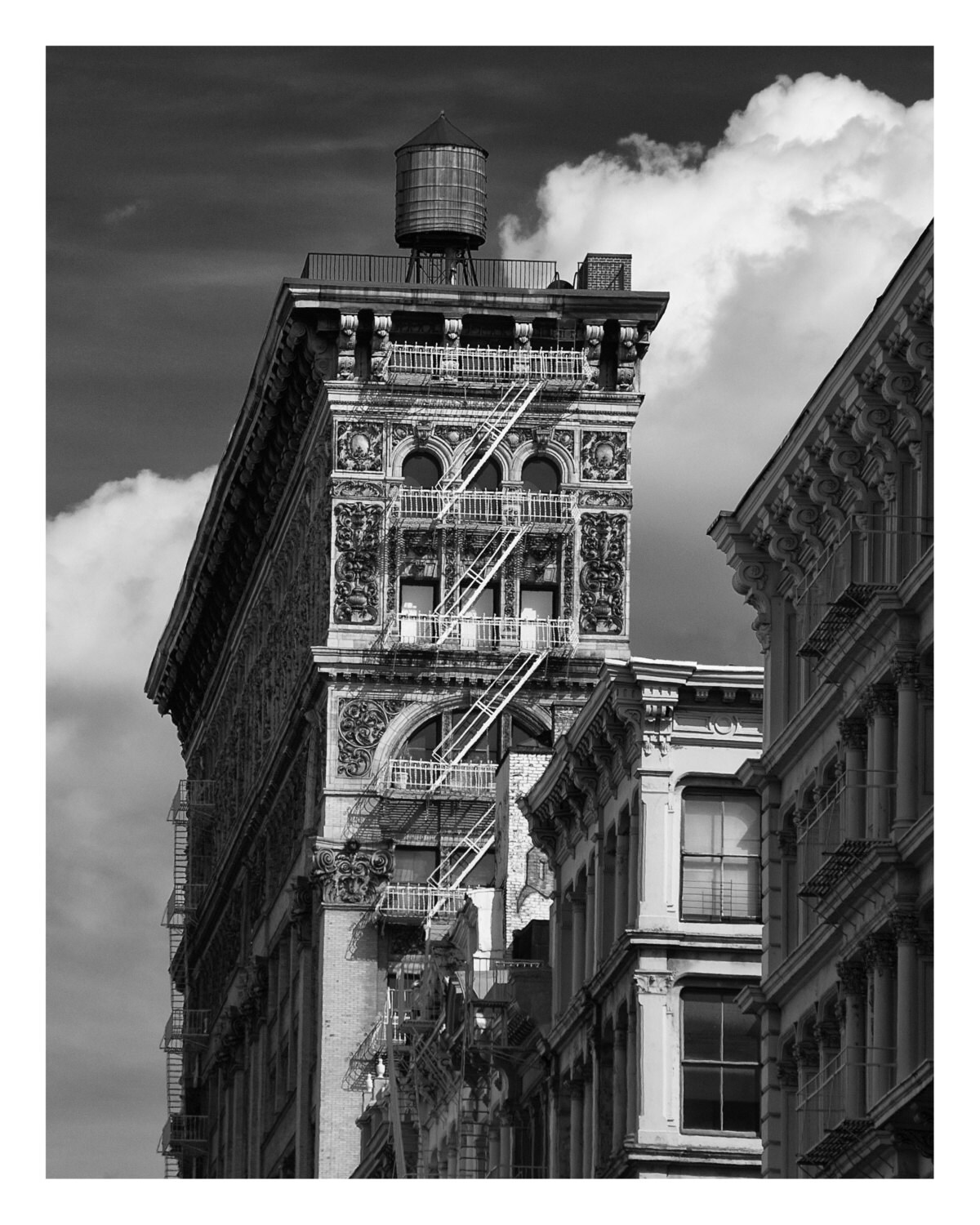 Soho Building With Water Tank - Etsy