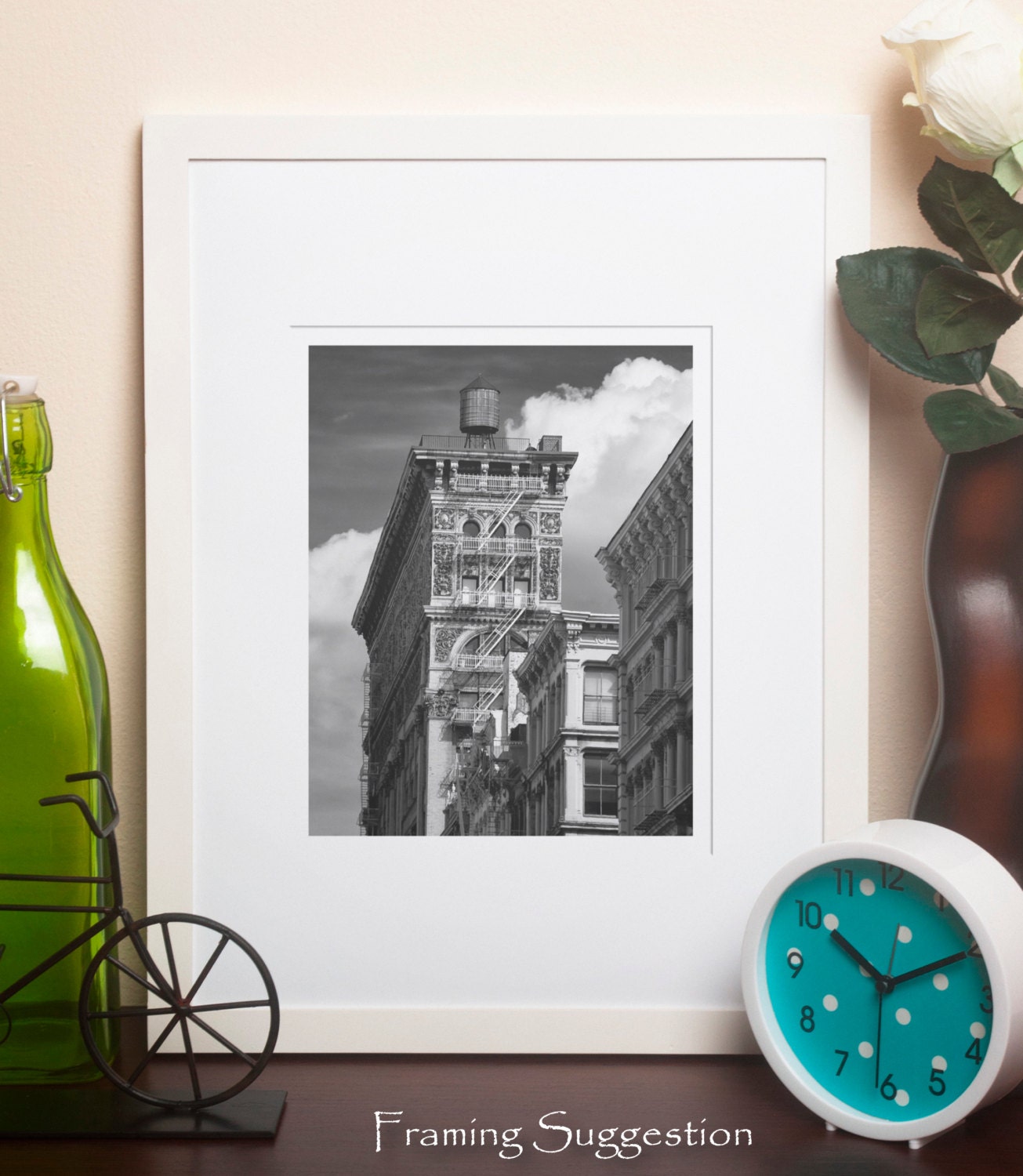 Soho Building With Water Tank - Etsy