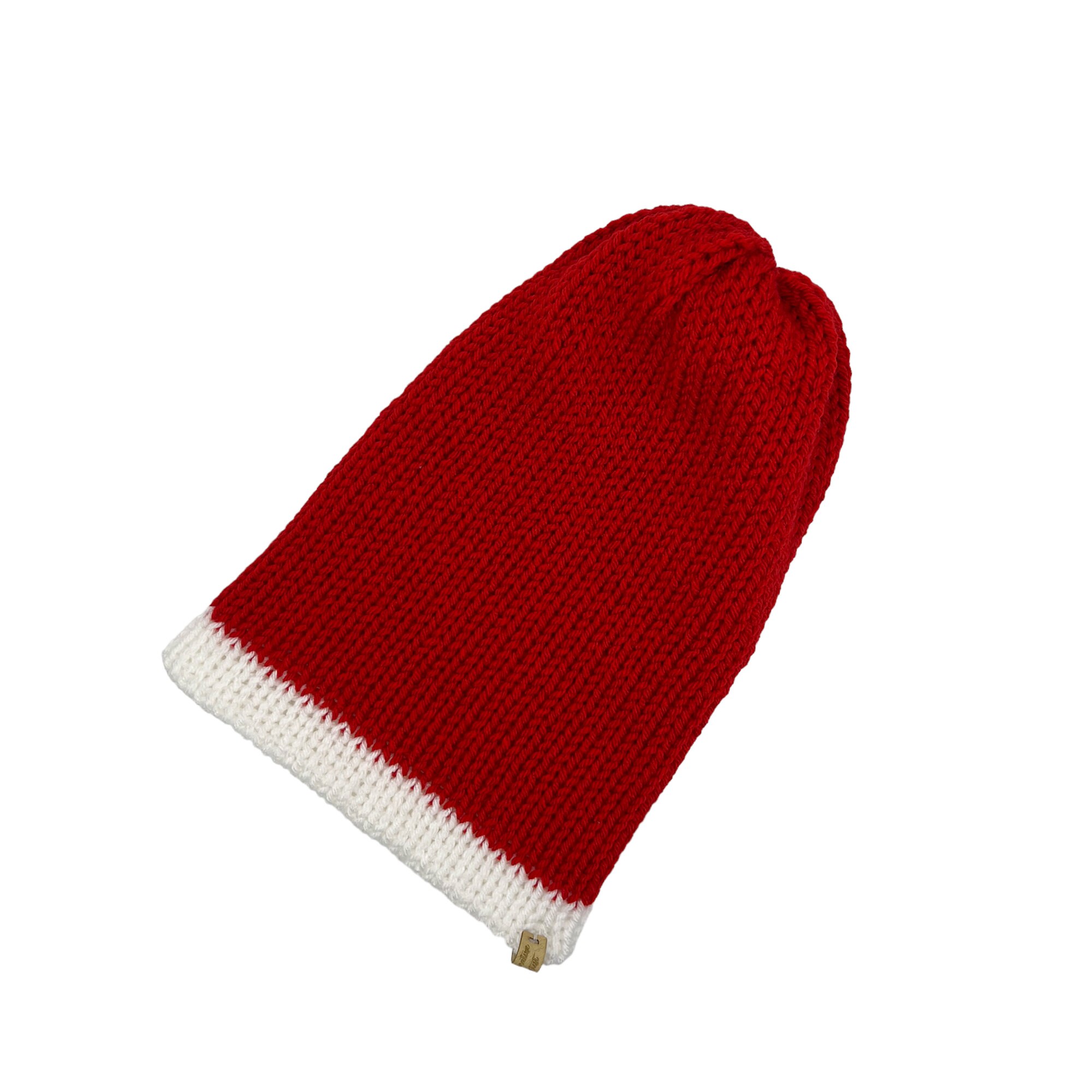 Two Way to Wear Christmas Folded Brim Beanie, Santa Beanie, Adult ...