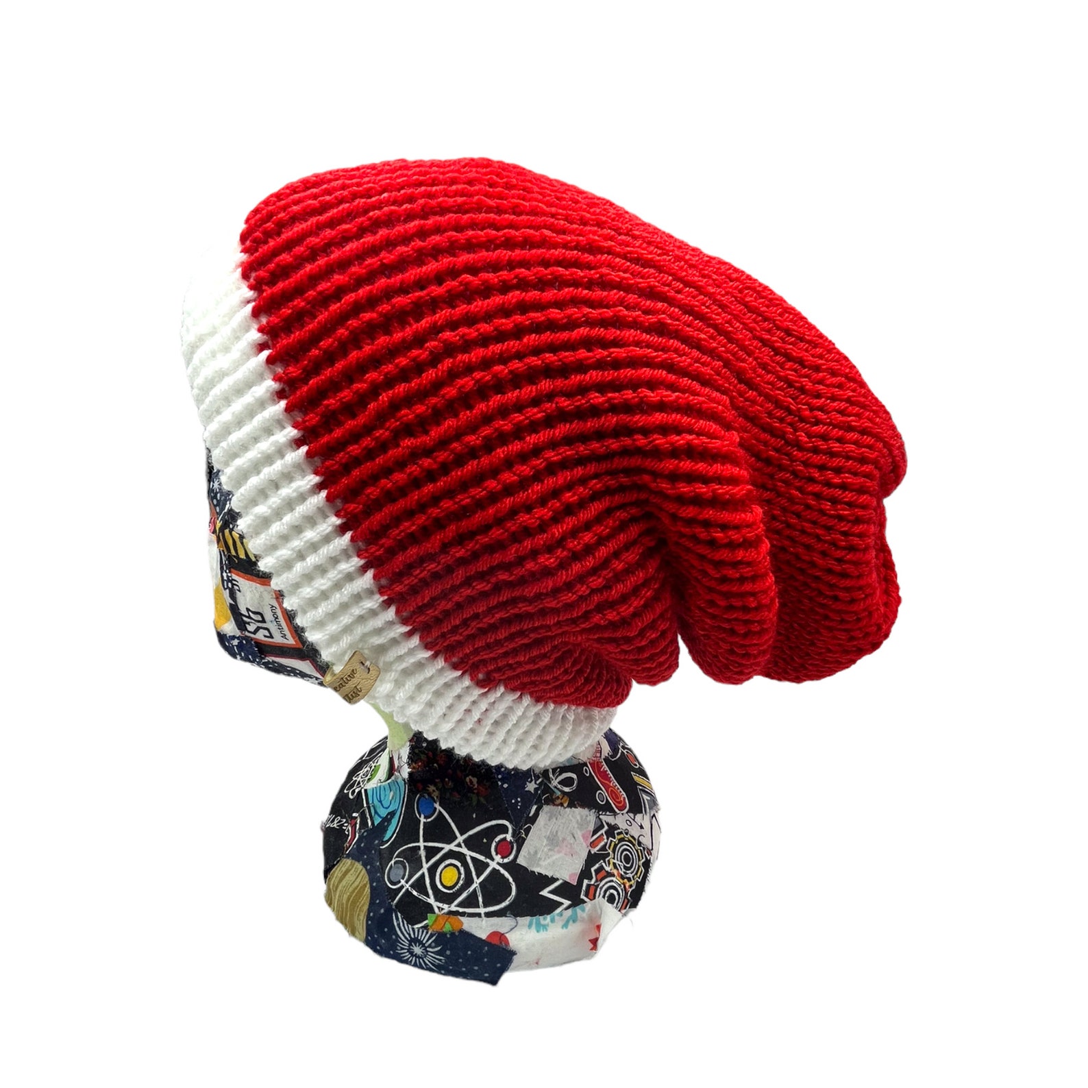 Two Way to Wear Christmas Folded Brim Beanie, Santa Beanie, Adult ...