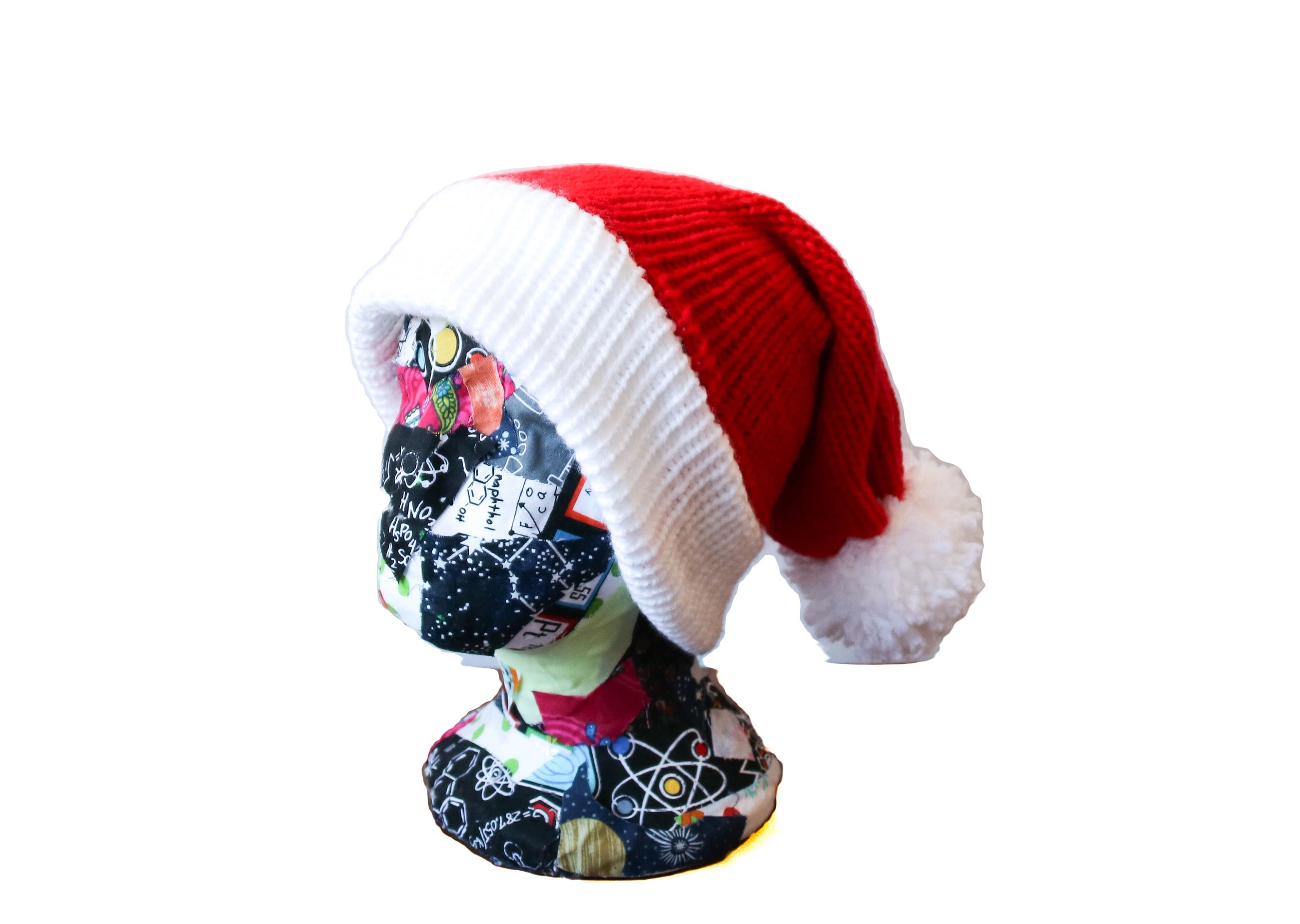 Santa Beanie Adult Knitted Chrismtas Beanie Slouch Fit - Etsy UK