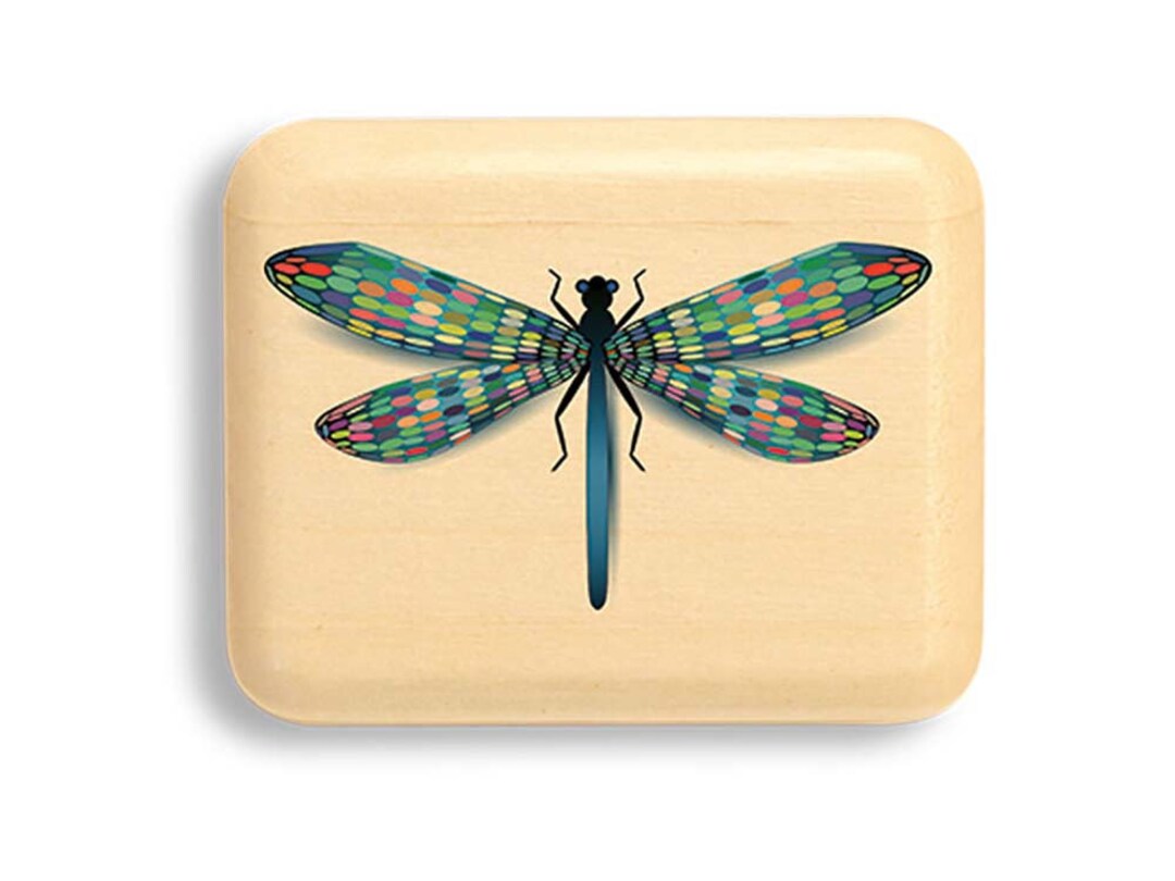 Mosaic Dragonfly Decorative Small Wooden Box 2", Dragonfly Gifts, Aspen ...