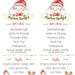 EDITABLE CHRISTMAS MENU, Printable, Santa, Kid's Menu, Editable ...