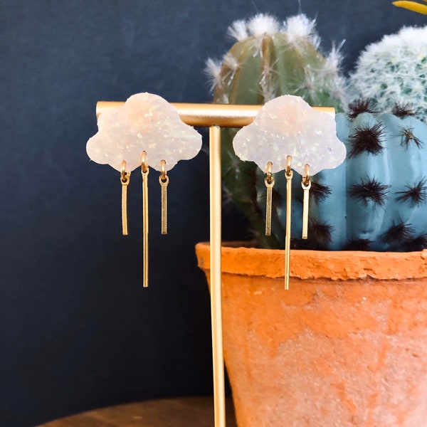 Cloud Earrings - Etsy