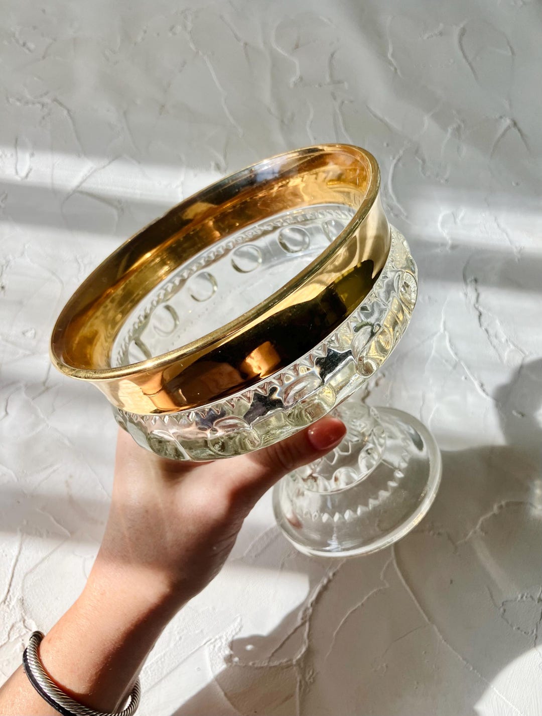 Vintage Glass | Detailed Glass Serving Ware | Vintage Glassware ...