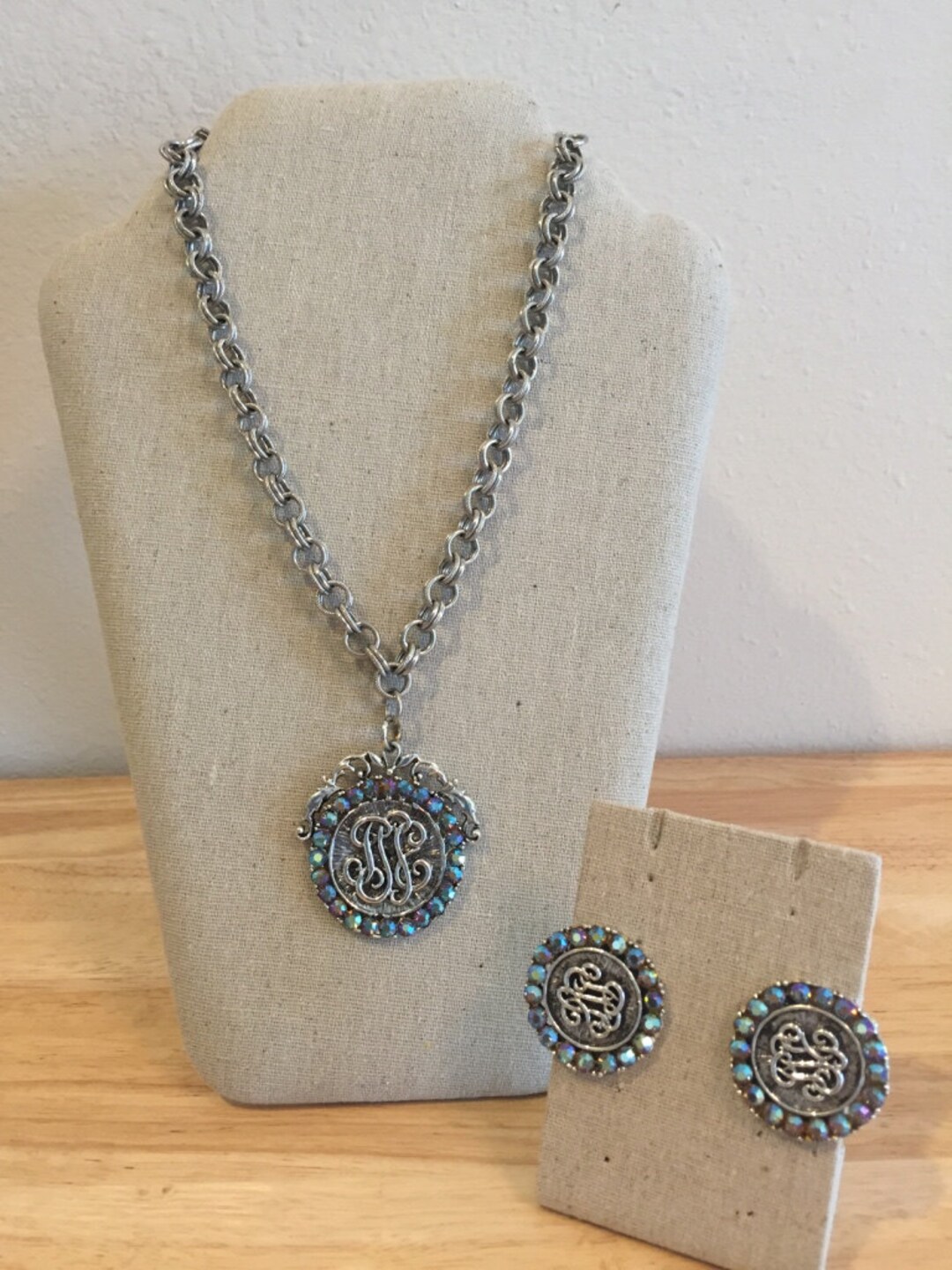 Rare Ann-vien Demi-parure Necklace and Earrings Set - Etsy