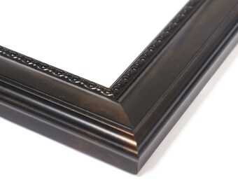Ebony Wood Frame - Etsy