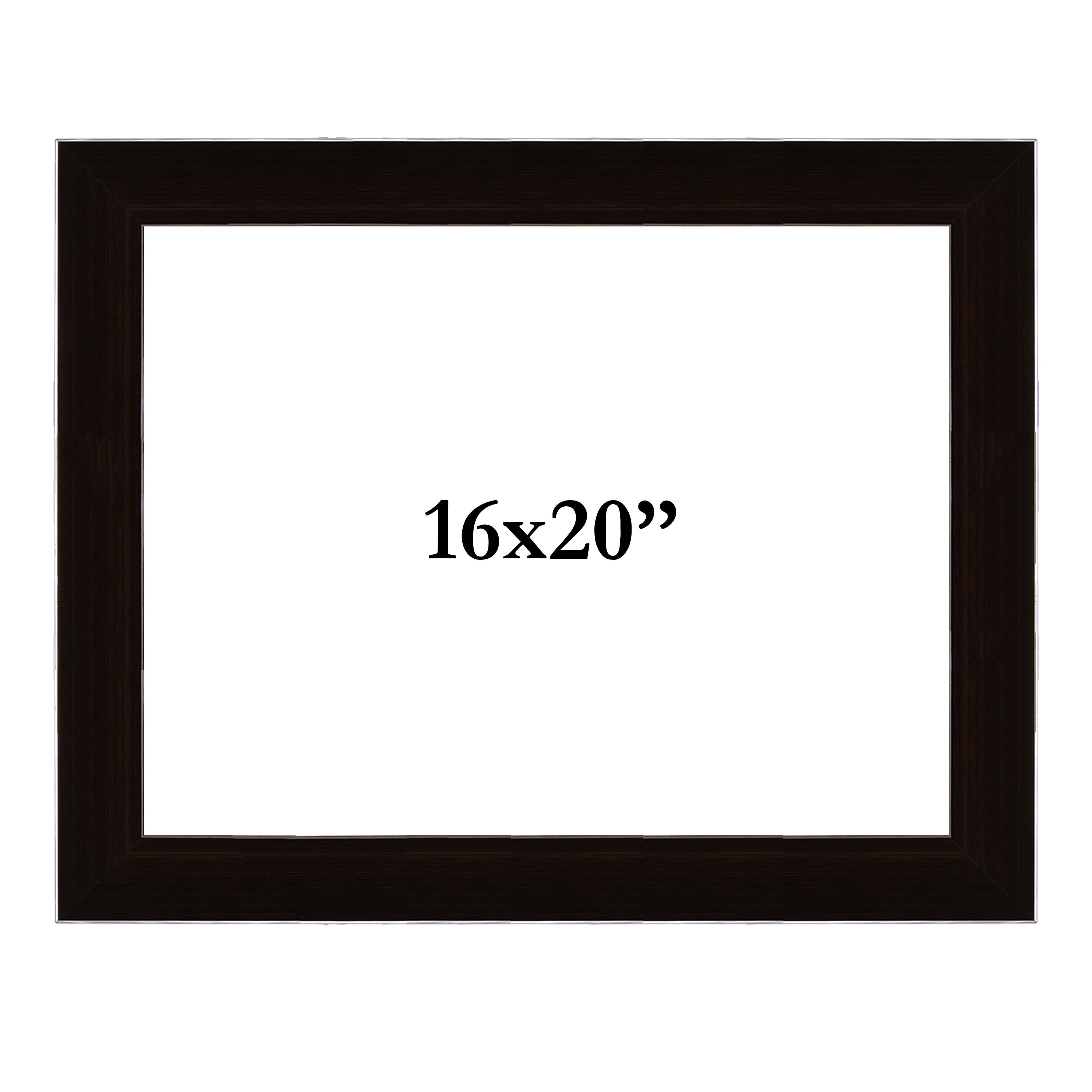 Silver Trimmed Contemporary Picture Frames Black White - Etsy