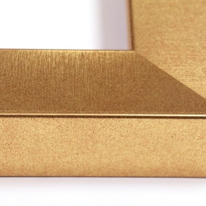 Brushed Gold Picture Frame - 5x7",8x10",8.5x11",10x10", 11x14", 16x20 ...