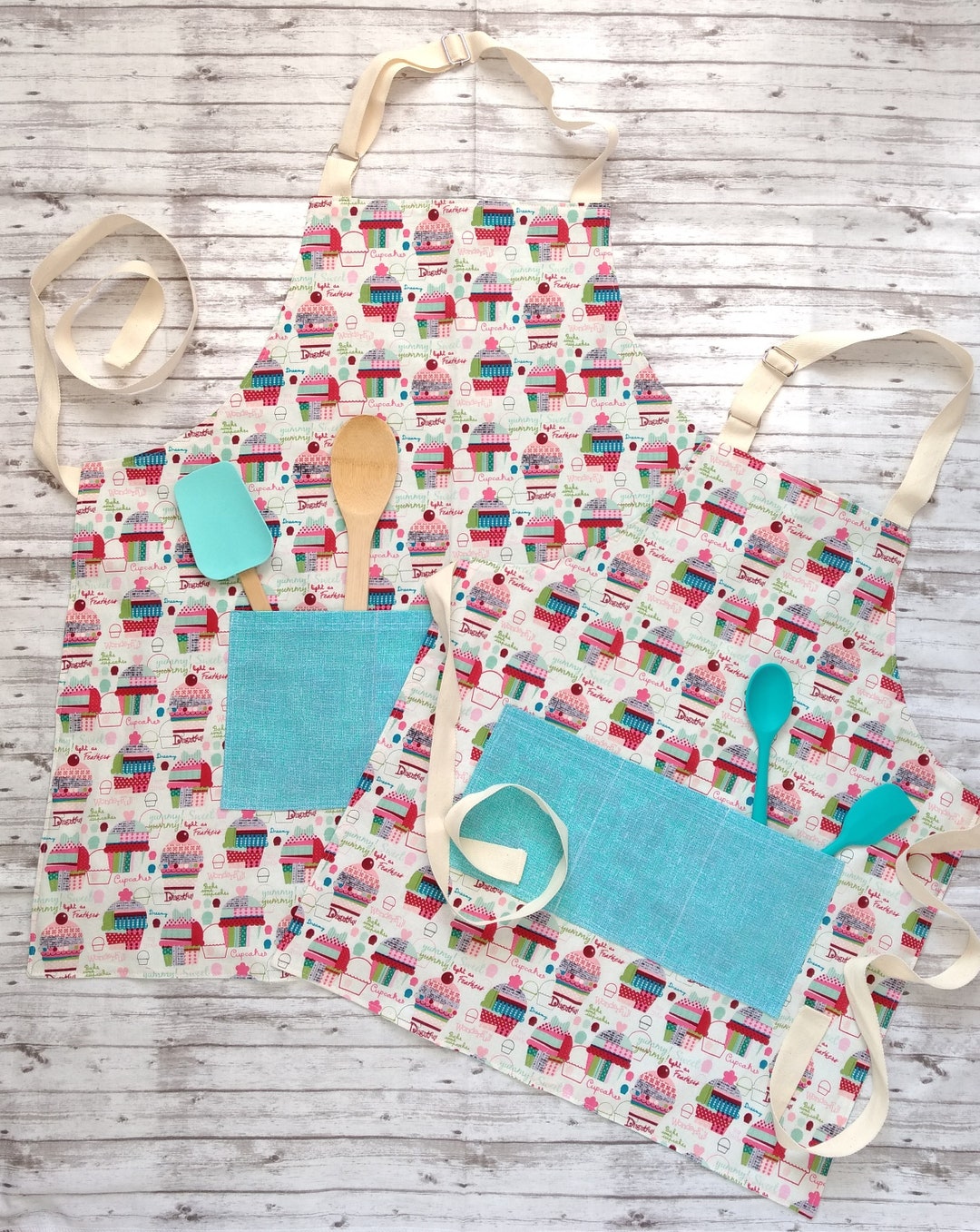 Mommy/daddy/grandma/grandpa and Me Matching Apron Set - Etsy