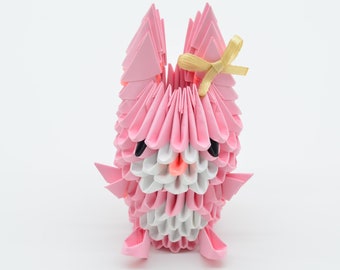 3D Origami Bunny - Etsy