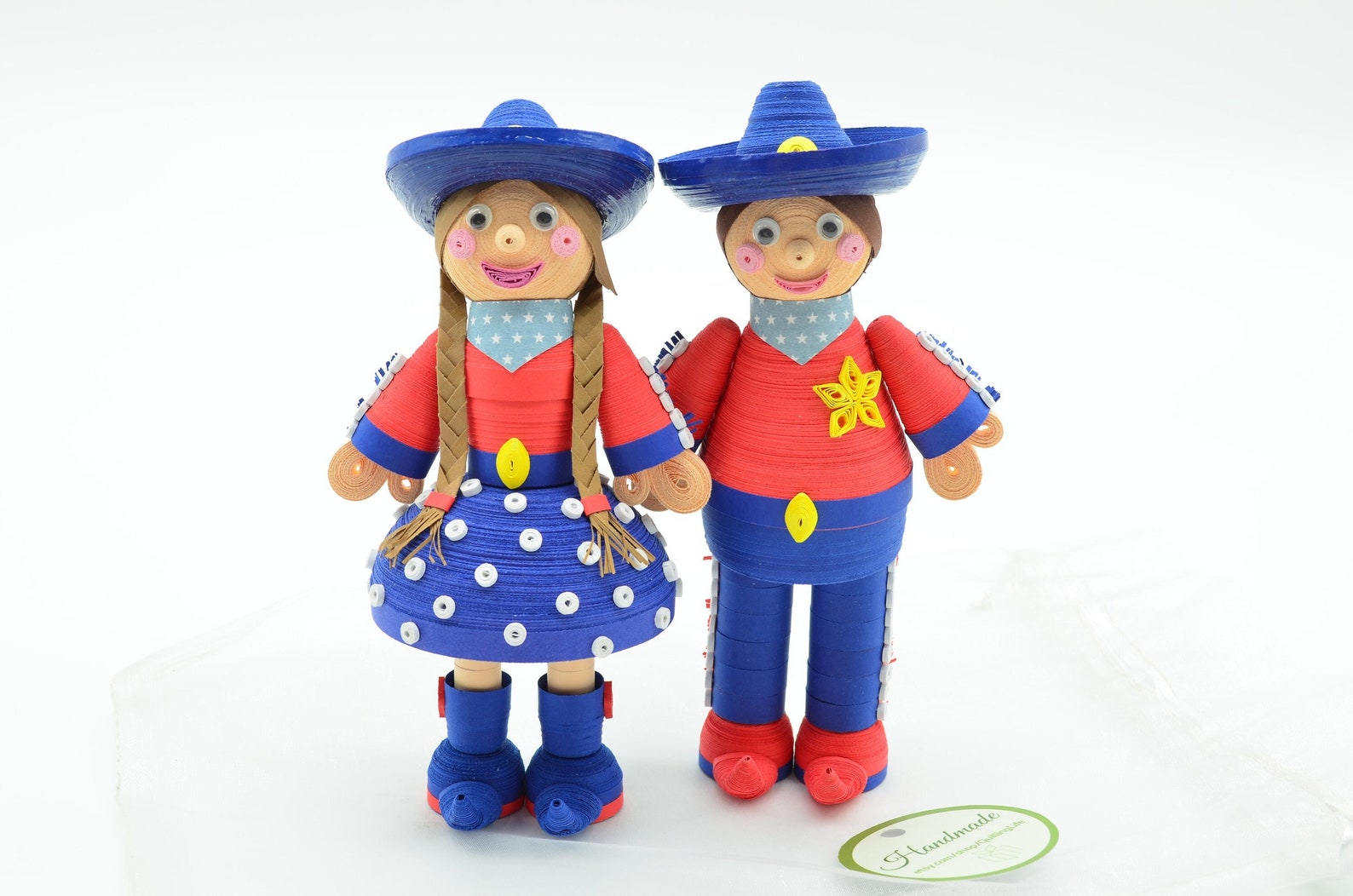 Set of 2 Western Decorations Quilling Art Western Art - Etsy UK