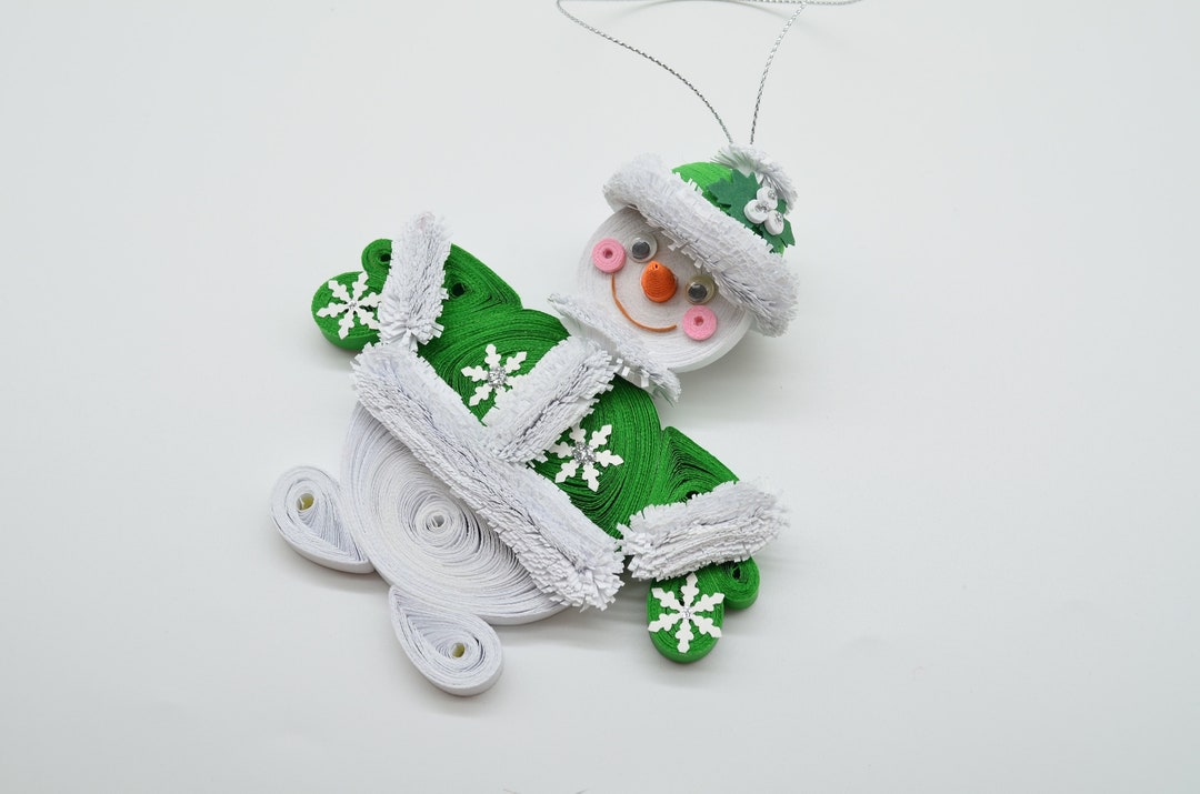 Quilling Art, Christmas Tree Toy, Paper Snowman, Christmas Snowman in ...