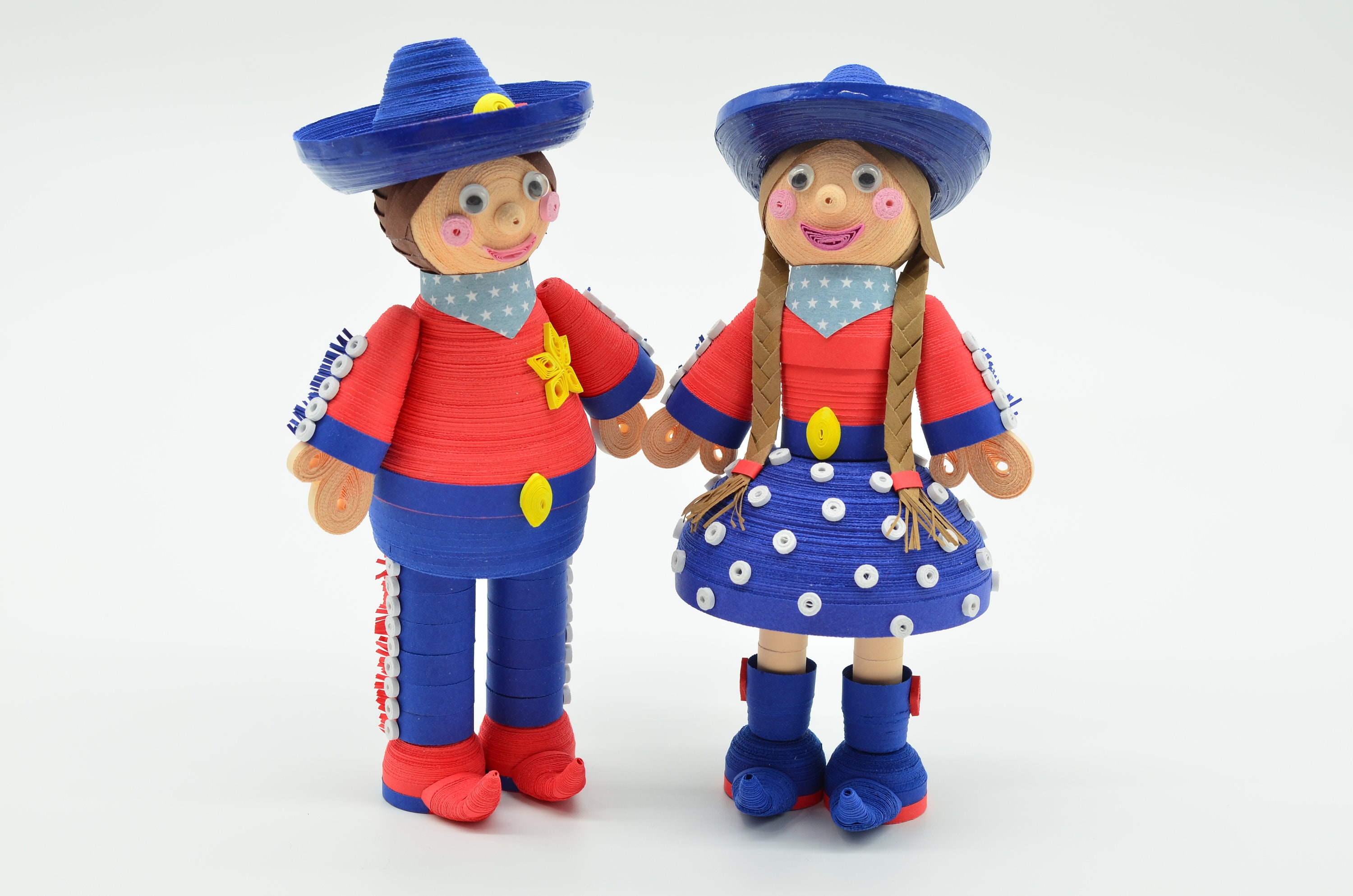 Set of 2 Western Decorations Quilling Art Western Art - Etsy UK