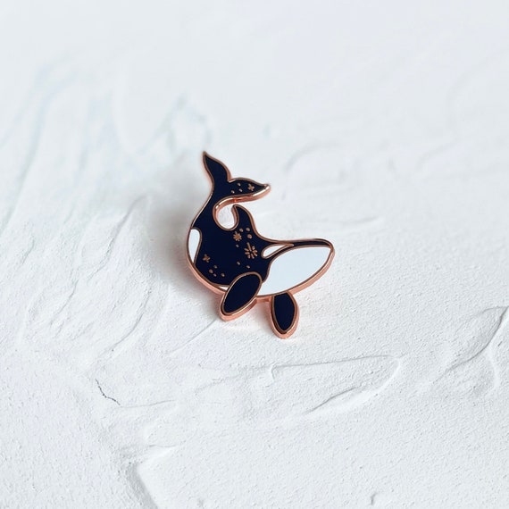 Orca Oceana Hard Enamel Pin Ocean Lover Pin Handmade Lapel - Etsy