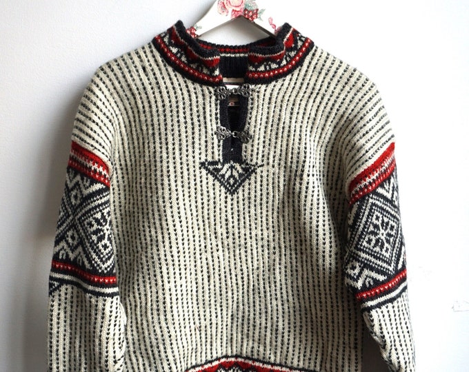 Vintage Norwegian Sweater / Norway Wool / Womens Mens / S Sweaters ...