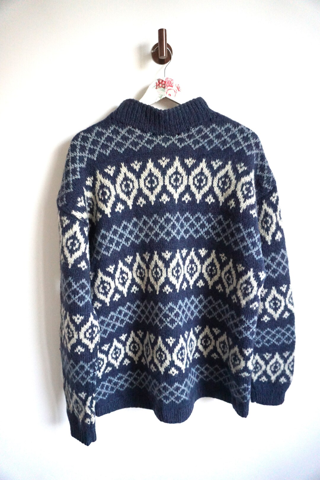 Vintage Norwegian Sweater / Norway Wool / Women's / Men's / Large / L ...