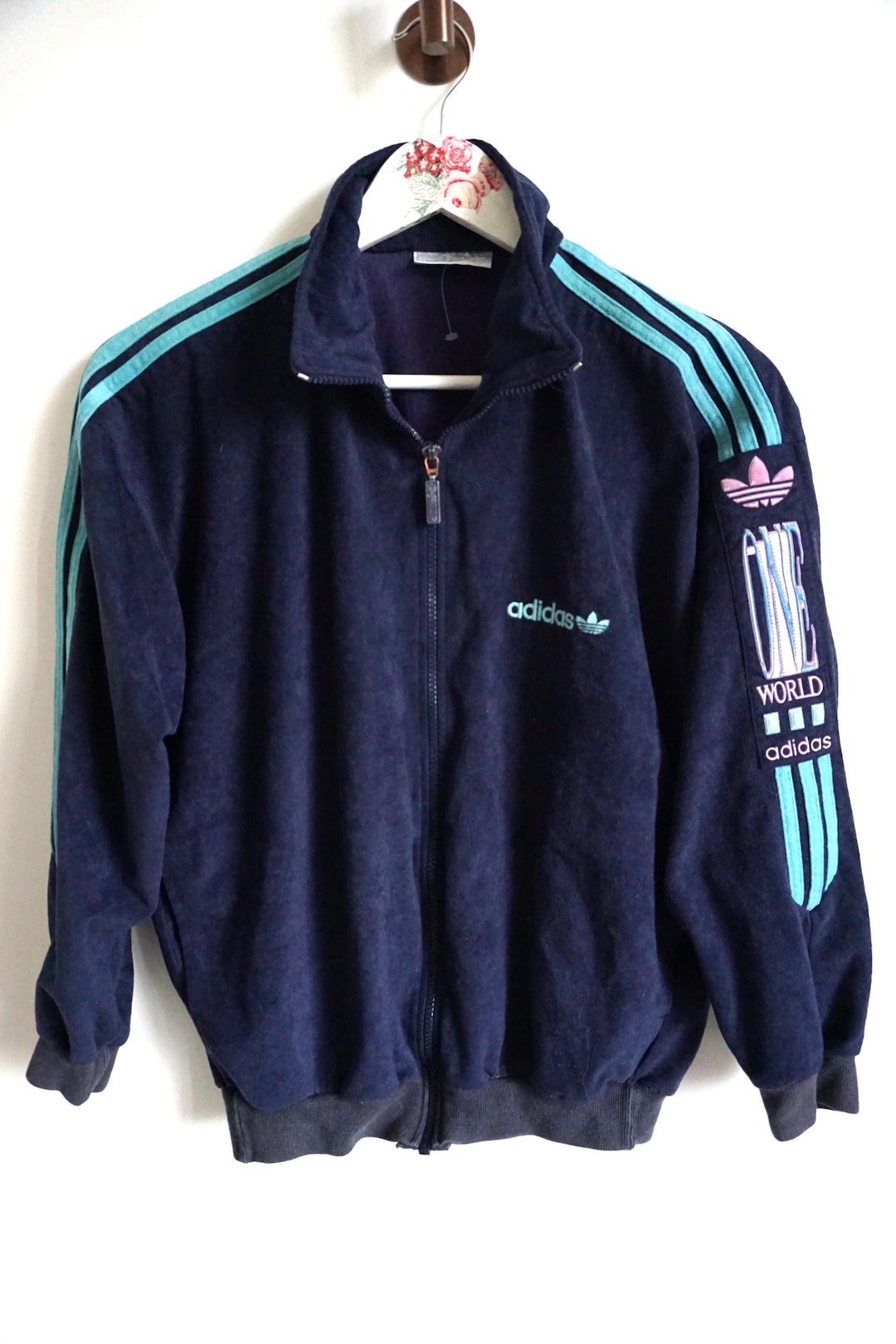 Vintage Adidas Suede Jacket / Mens / Womens / S / Tracksuit / Track Top ...