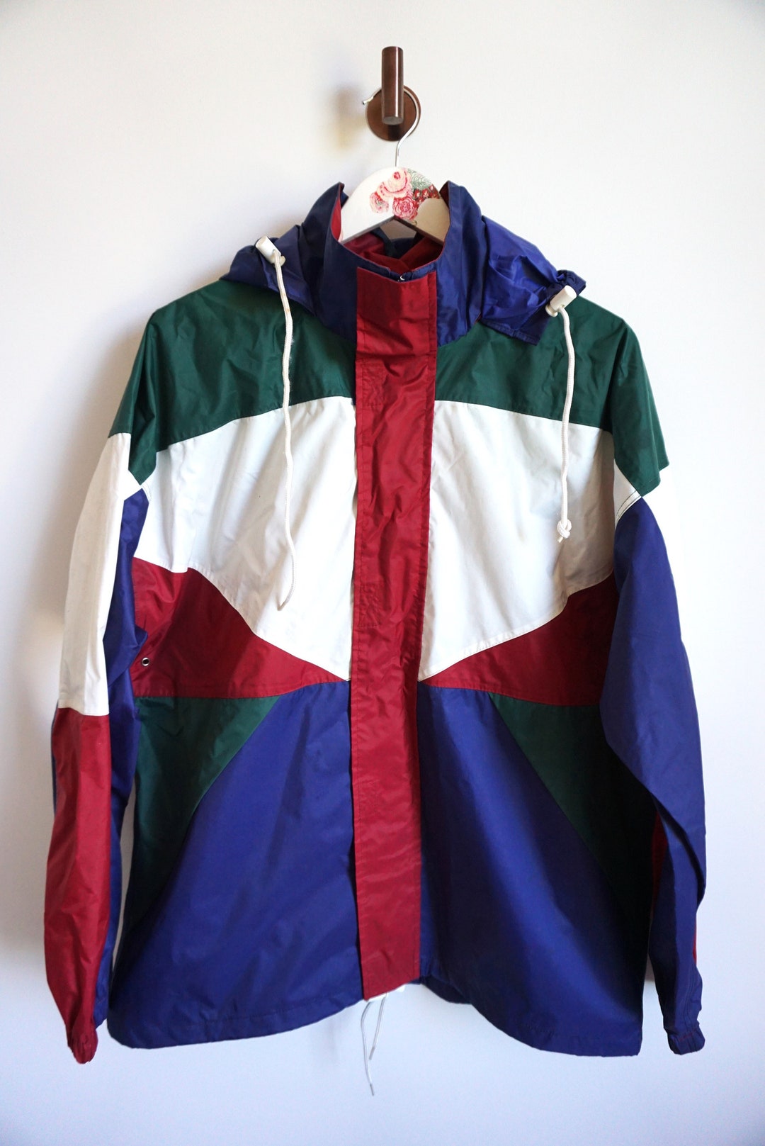 Vintage Raincoat / Rain Coat / Windbreaker / Medium / M / Outwear ...