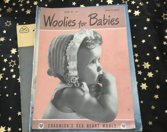 Vintage 1948 woolies for Babies by the Cotton Spool Company, Chadwick ...