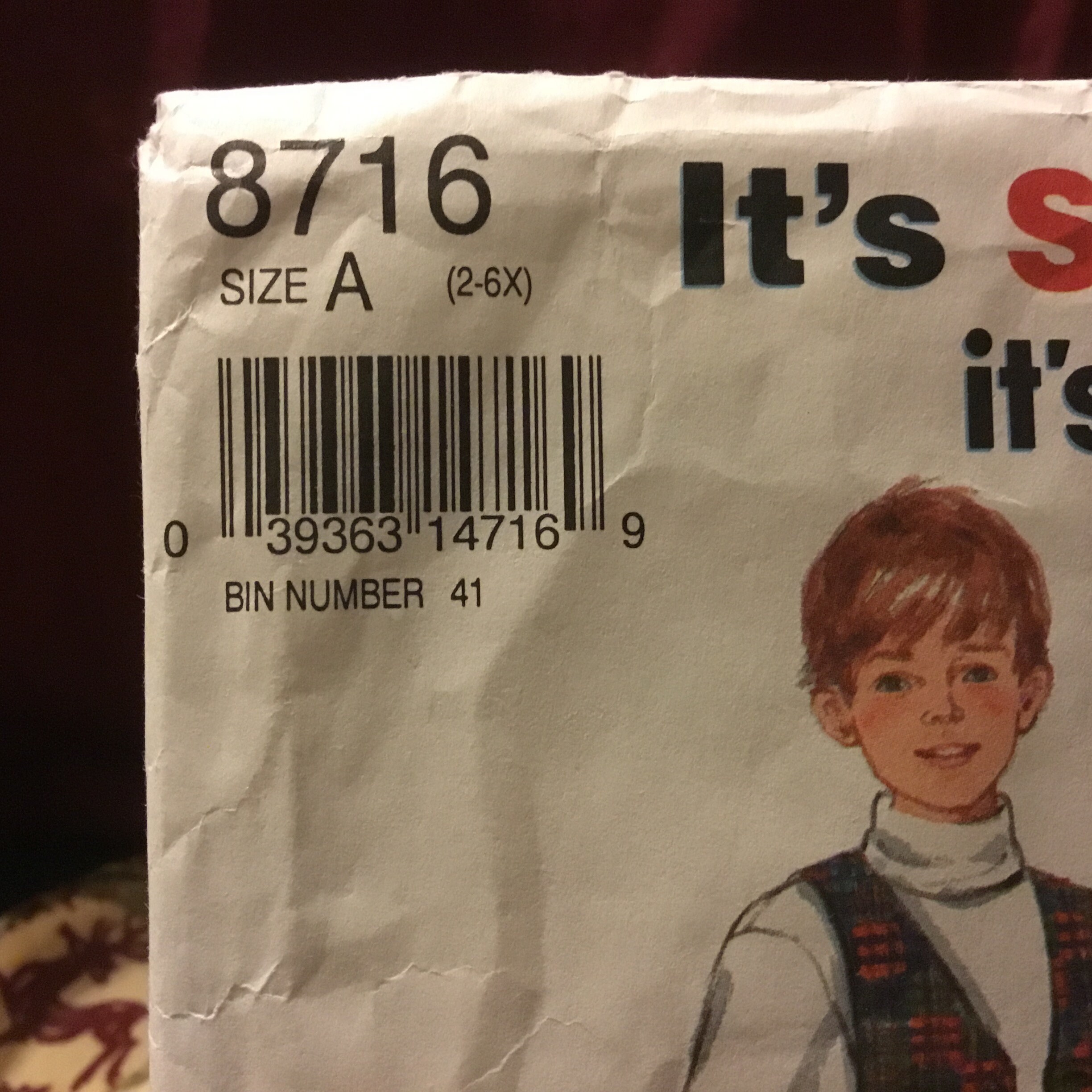 Vintage 1993 Simplicity pattern 8716 Sizes 2 to 6X childs | Etsy