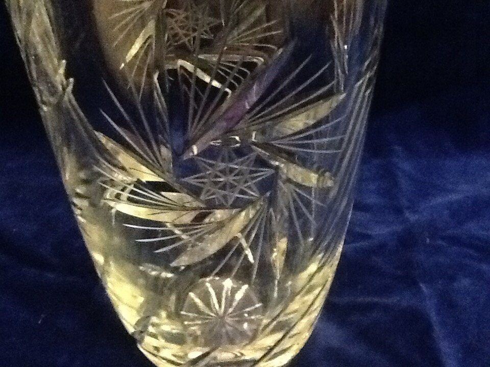 Exquisite Heavy Crystal Vase Made in Western Germany a - Etsy