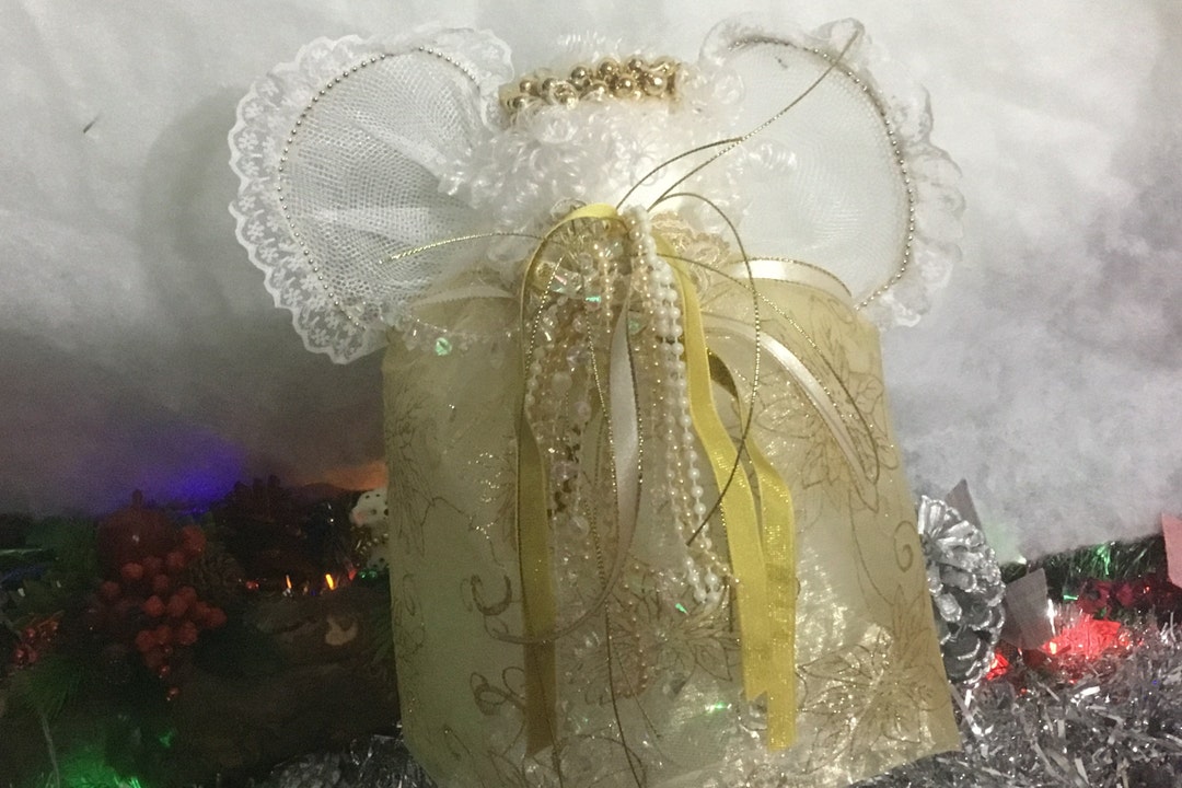 Handcrafted Lace Angel Handmade Gold Lace Angel Christmas - Etsy