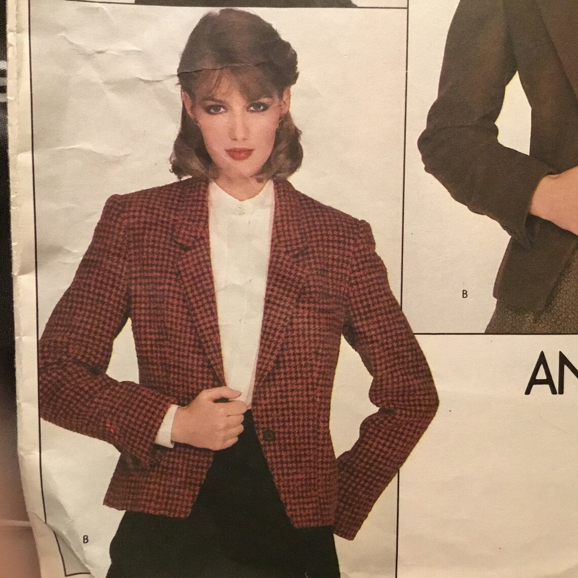 Vintage 1980s Vogue Pattern 2785 American Designer Ann Klein, Size 10 ...
