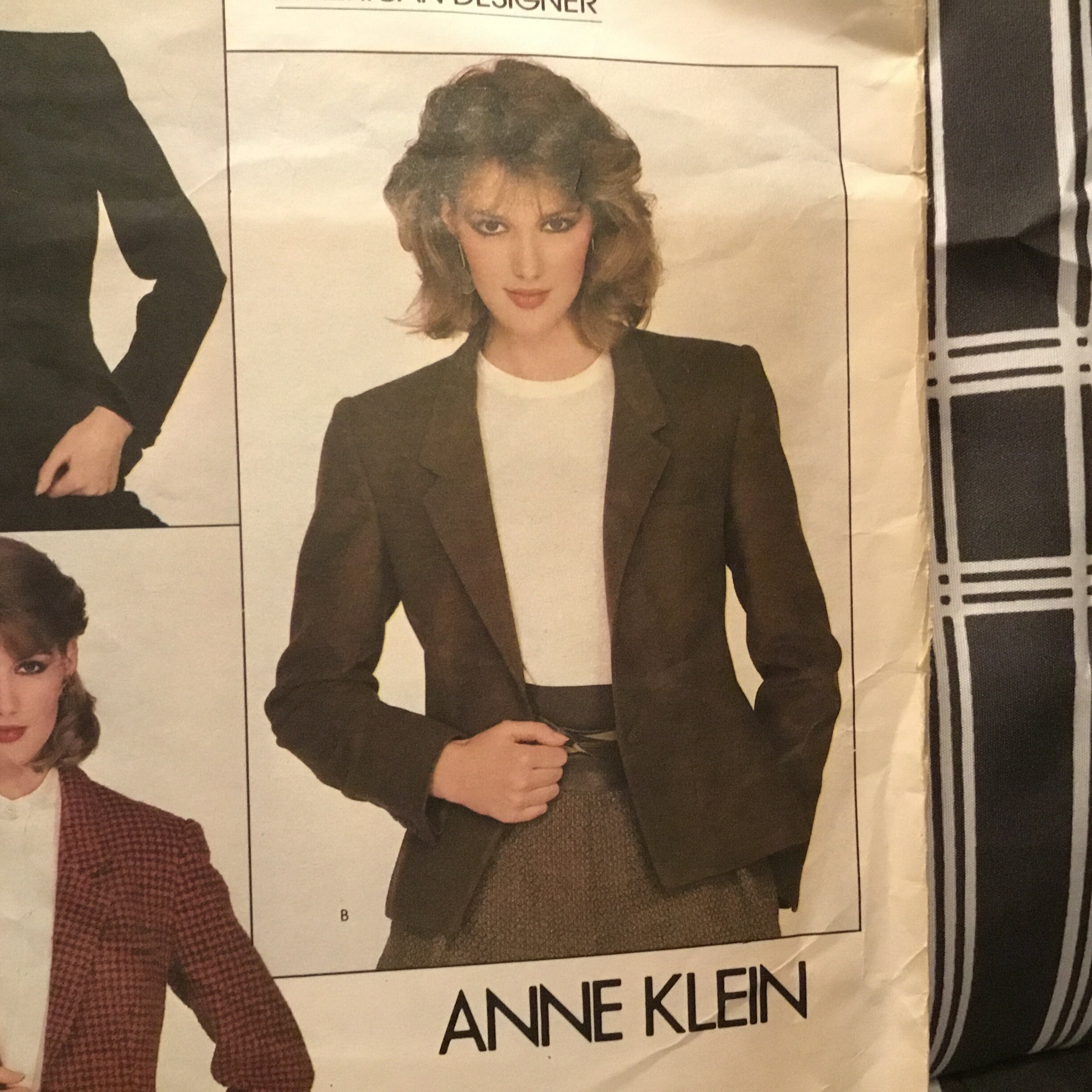 Vintage 1980s Vogue Pattern 2785 American Designer Ann Klein, Size 10 ...
