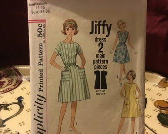 1963 Dress Pattern - Etsy