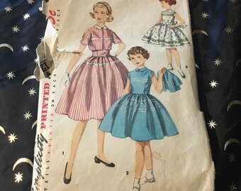 Simplicity Girls' One-piece Dress and Jacket Pattern 3505 - Etsy