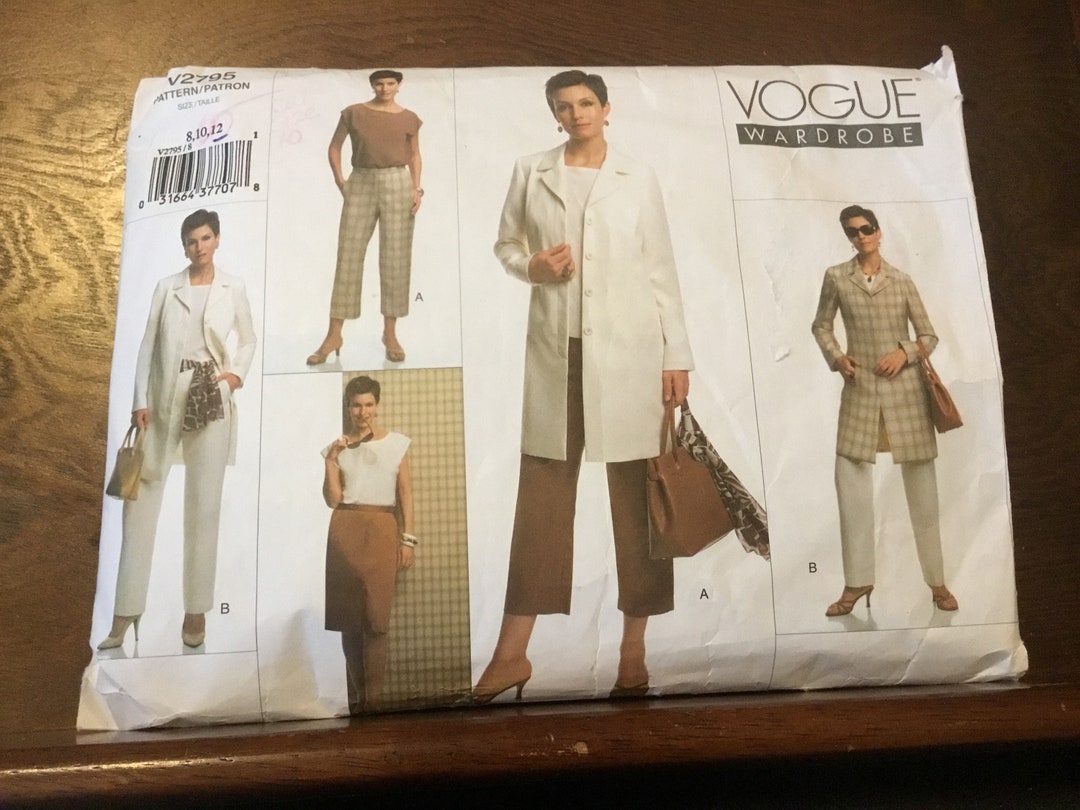 Vogue V2795, vogue misses and petite lined jacket, top, skirt and pants ...