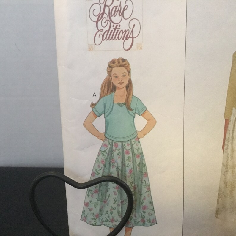 Gorgeous Simplicity Pattern 9101 a Rare Edition Size 7,8,10 Girls Skirt ...