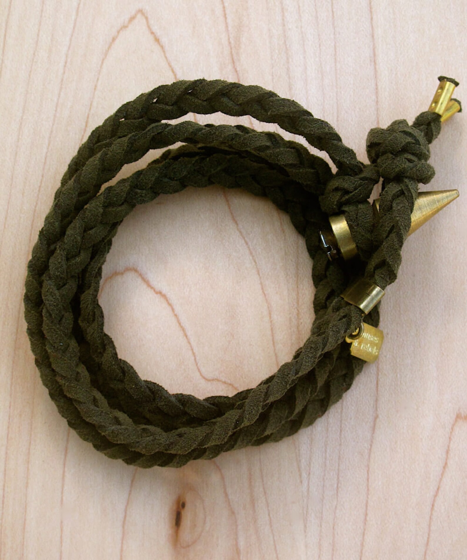 Braided Wrap Bracelet - Military - Etsy