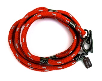 Red Rope Necklace | Etsy